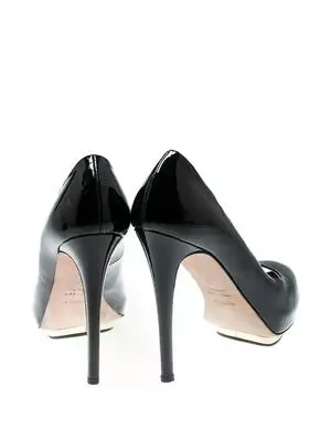 LE SILLA Patent Leather Peep Toe Platform Pumps