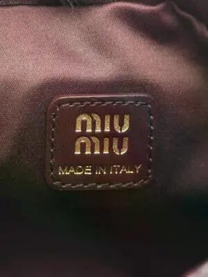 Miu Miu 2010 Logo-patch Pouch