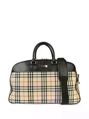 Burberry 1990-2000s Check Two-way Handbag