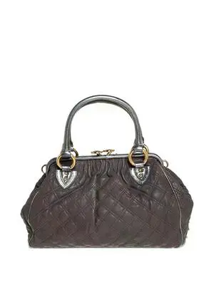 Marc Jacobs Quilted Leather Tote Bag - Grey