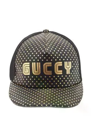 Gucci Star-pattern Mesh Cap