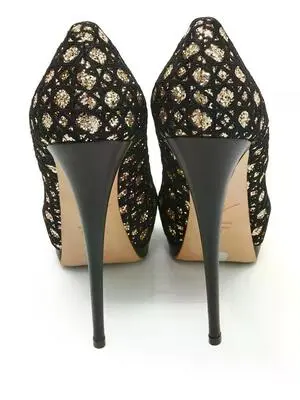 GIUSEPPE ZANOTTI Vintage 160mm Sharon Peep Toe Pumps