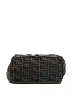 Fendi Zucca Canvas And Nylon Foldable Tote Bag