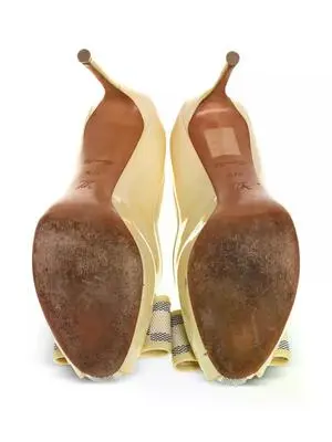 LOUIS VUITTON Bow-detail Heeled Pumps