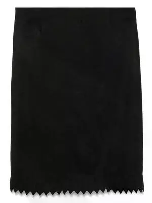 John Galliano 2000s Scalloped-hem Skirt
