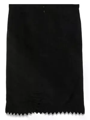 John Galliano 2000s Scalloped-hem Skirt