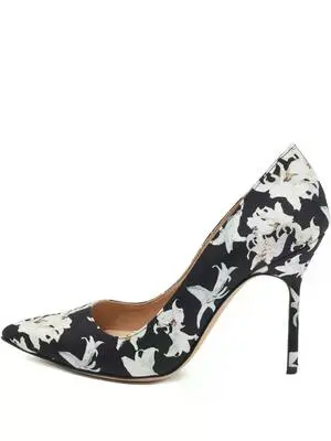 Manolo Blahnik 100mm Satin Pumps