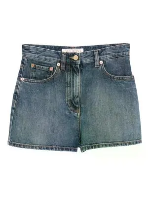 Valentino Garavani Denim Shorts - Blue