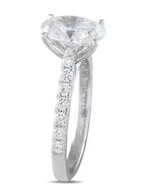 LB EXCLUSIVE 14k White Gold Diamond Ring - Silver