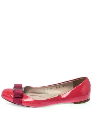FERRAGAMO Leather Flat Pumps