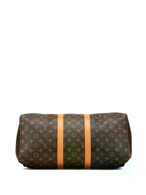 LOUIS VUITTON 1995 Monogram Keepall 45 Travel Bag - Brown