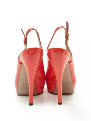 Gucci 140mm Leather Heeled Pumps