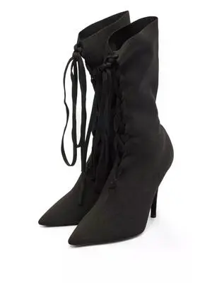 Balenciaga Lace-up Stiletto Boots