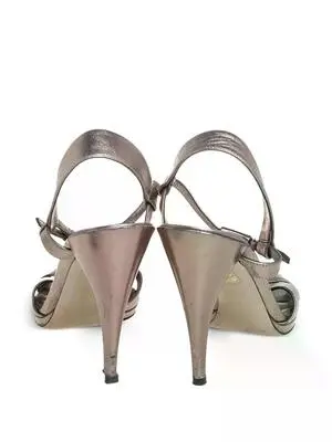 Gucci 110mm Leather Heeled Sandals