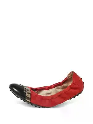 TOD'S Scrunch Ballet Flats