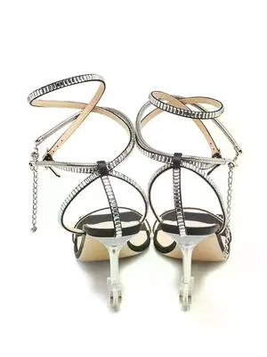 Mach & Mach 100mm Embellished Sandals