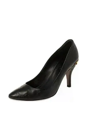 Gucci Adina Leather Point-toe Pumps