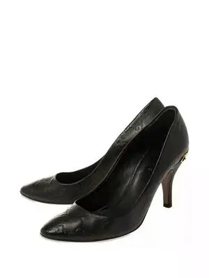Gucci Adina Leather Point-toe Pumps