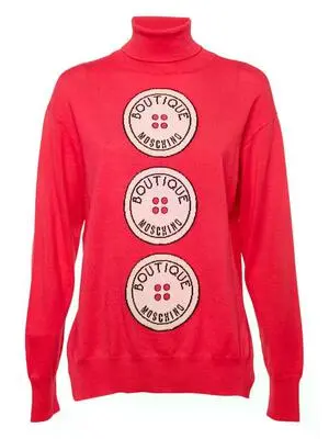 Moschino Button Detailed Sweaters For Women