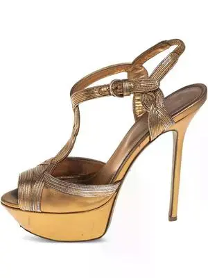 SERGIO ROSSI Vintage 135mm Strappy Platform Sandals