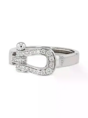 FRED 18k White Gold Force 10 Diamond Ring