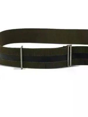 JIL SANDER Canvas And Leather Belt