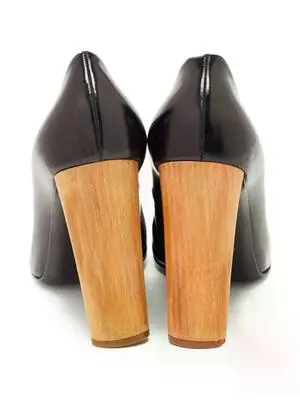 Saint Laurent 120mm Leather Heeled Pumps
