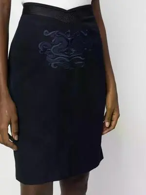 Gianfranco Ferre 1990s Embroidered Pencil Skirt