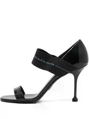 Prada Glossed Sandals For Women