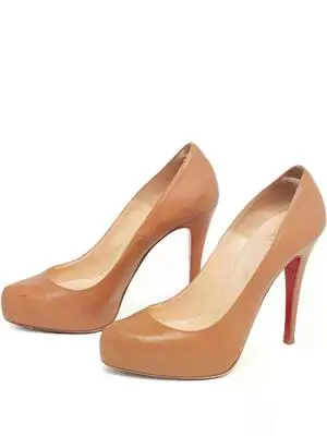 CHRISTIAN LOUBOUTIN 115mm Leather Platform Pumps