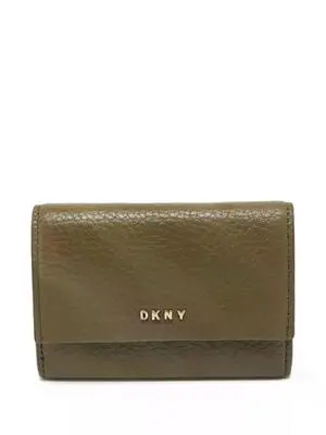Dkny Leather Wallet - Green