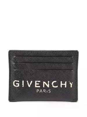 Givenchy Leather Card Holder - Black