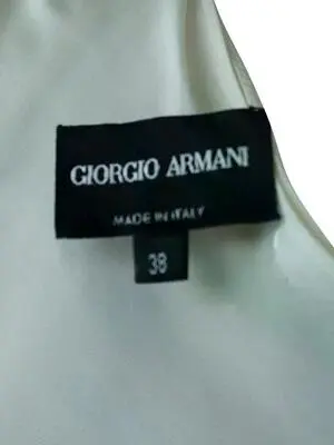 Giorgio Armani Silk Tie Detail Blouse