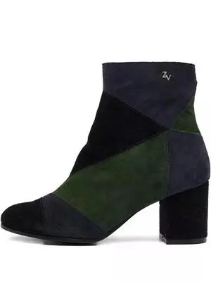 Zadig&Voltaire Patchwork Block-heel Boots - Green