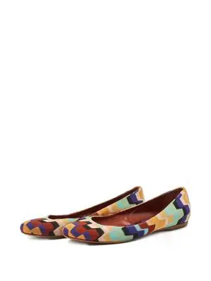 Missoni Geometric-knit Pumps
