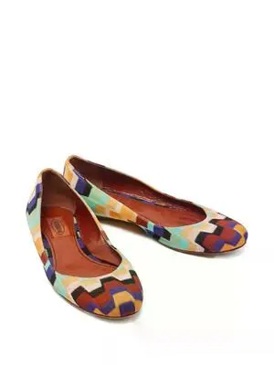 Missoni Geometric-knit Pumps