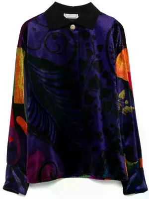Versace 1990s Velvet Shirt