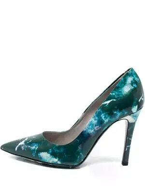 MSGM 105mm Marble-print Pumps