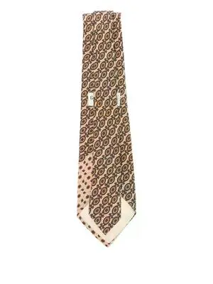 Giorgio Armani 1990s Patterned Silk Tie