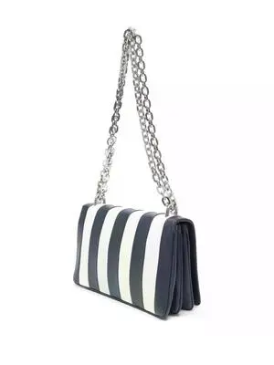 Prada 2010s Striped Chain-strap Bag