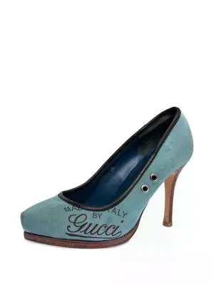 Gucci 90mm Logo-print Pumps