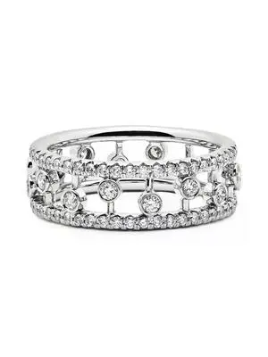 De Beers 18k Dewdrop Diamond Ring