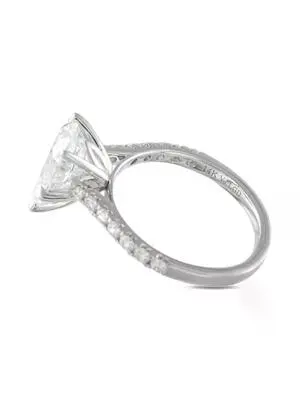 LB EXCLUSIVE 14k White Gold Lab-grown Diamond Ring - Silver