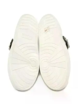 Marc Jacobs Buckle-embellished Leather Sneakers