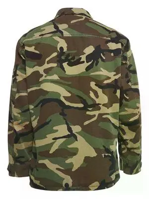 Saint Laurent Camouflage Patch-detail Jacket