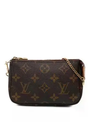 LOUIS VUITTON 2003 Monogram Mini Pochette Accessoires Handbag