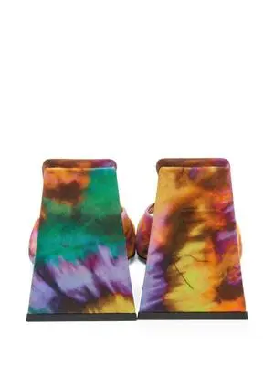 Attico 110mm Tie-dye Square-toe Sandals