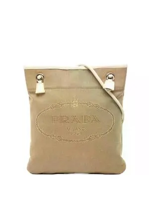Prada Gold Tone Cross Body Bags
