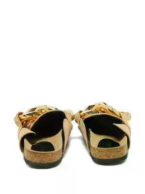 JW Anderson Chain-link Suede Sandals