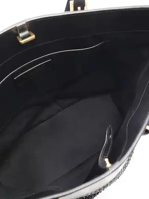 Saint Laurent 2000s Straw And Leather Shoulder Bag